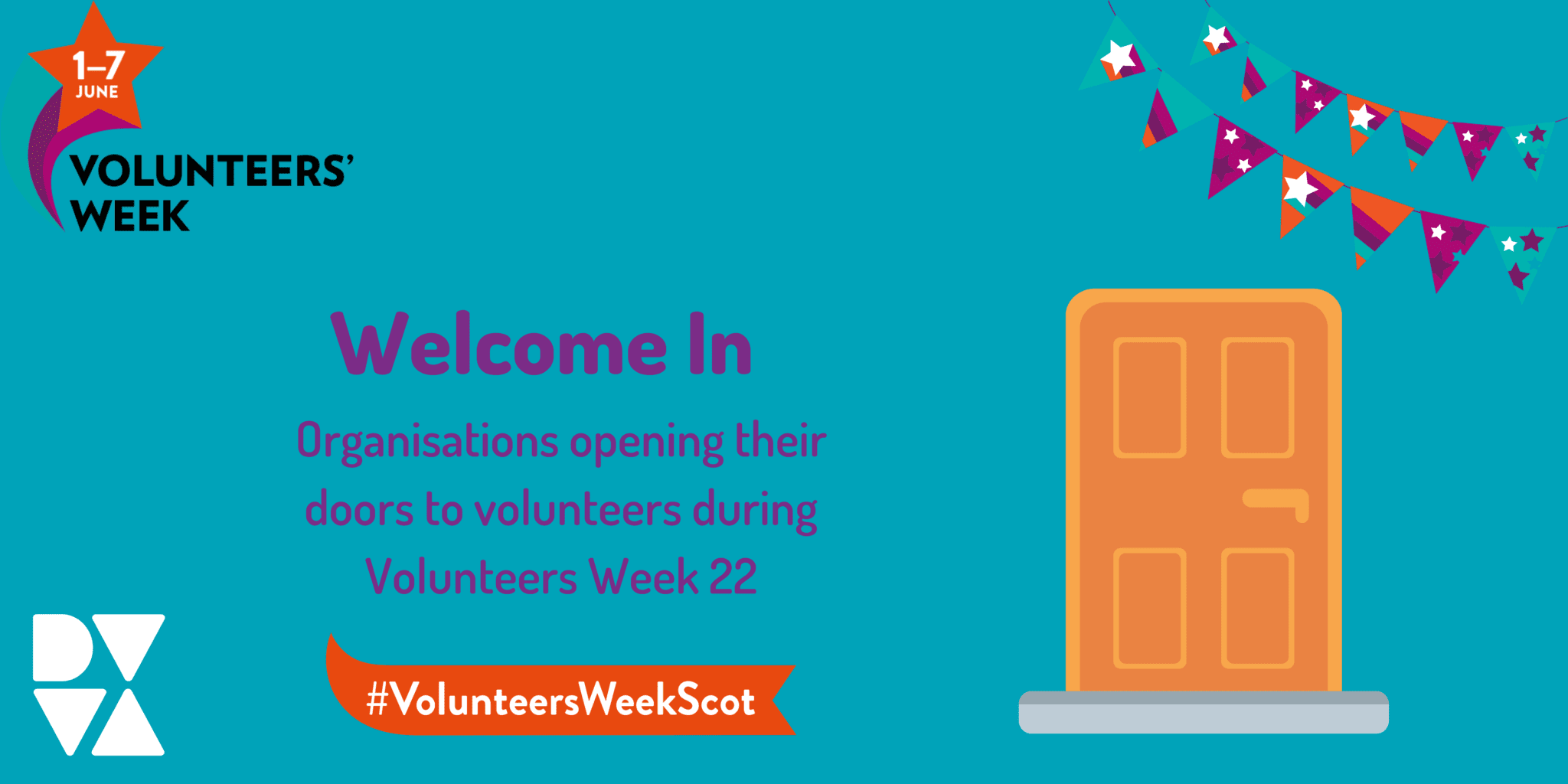 Welcome In - Volunteers Week 22 – Dundee Volunteer & Voluntary Action